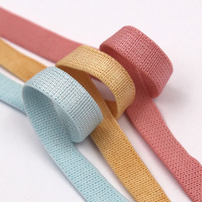 Factory Wholesale Custom Pink Woven Elastic Ribbon For Garment - Buy ...