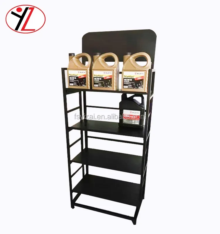 Display Racks For Car Repair Store Display Stand For 20l Oil Drums ...