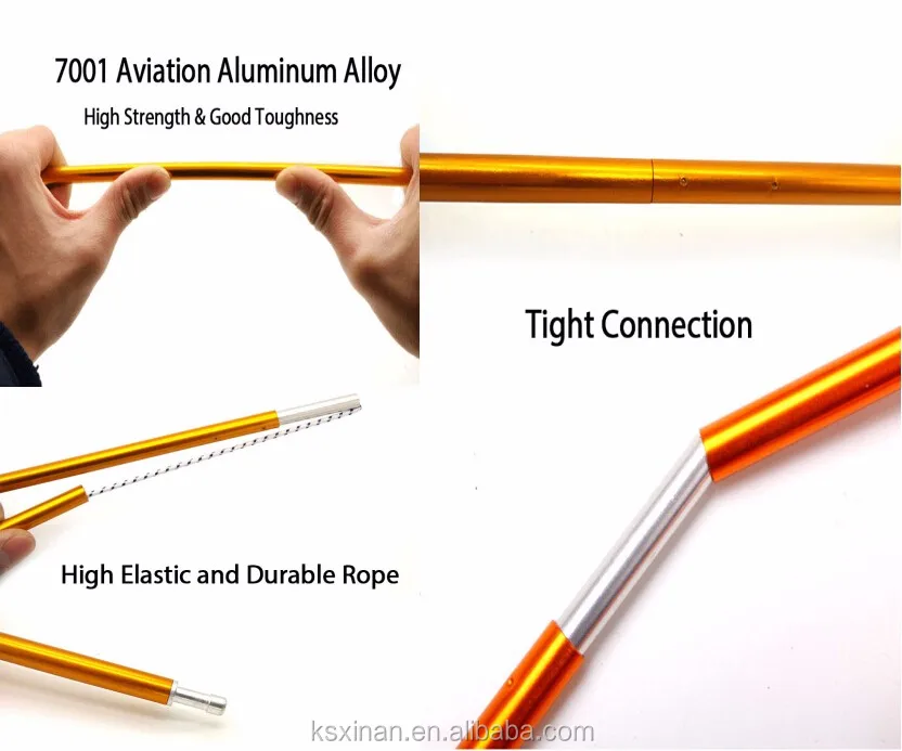 Super Light 7001 Aluminum Alloy Tent Pole Joints For Outdoor Camping ...