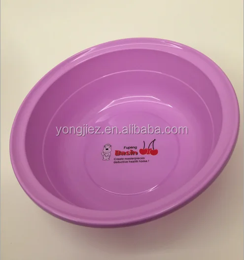 Colorful Household Round Plastic Laundry Tub/bathroom Washing Basin ...