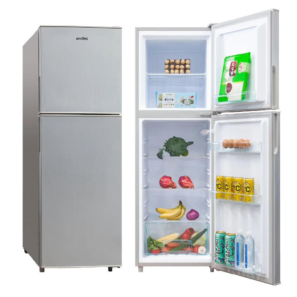 192L Double Door Top Freezer Refrigerator 220V/110V - Auto-Defrost ...