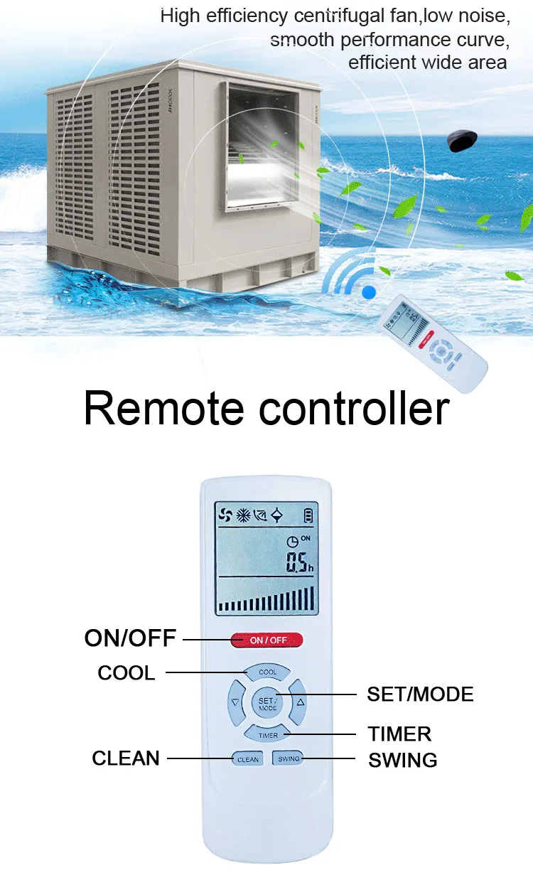 Jh Cool Big Airflow 50000 Cmh Commercial Industrial Air Cooler - Buy ...