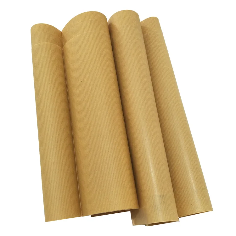 M.g Ribbed Kraft Paper For Packing For Printing Golden Yellow Color ...