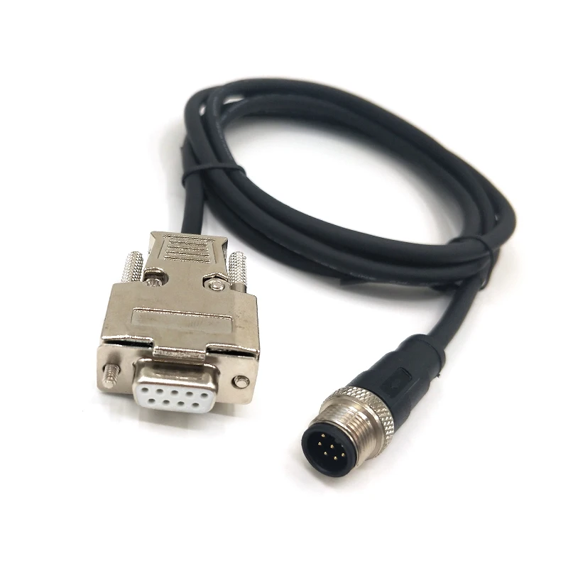 Ip67 Waterproof Cable M12 8pin Male To Stainless Steel Db9 Female ...