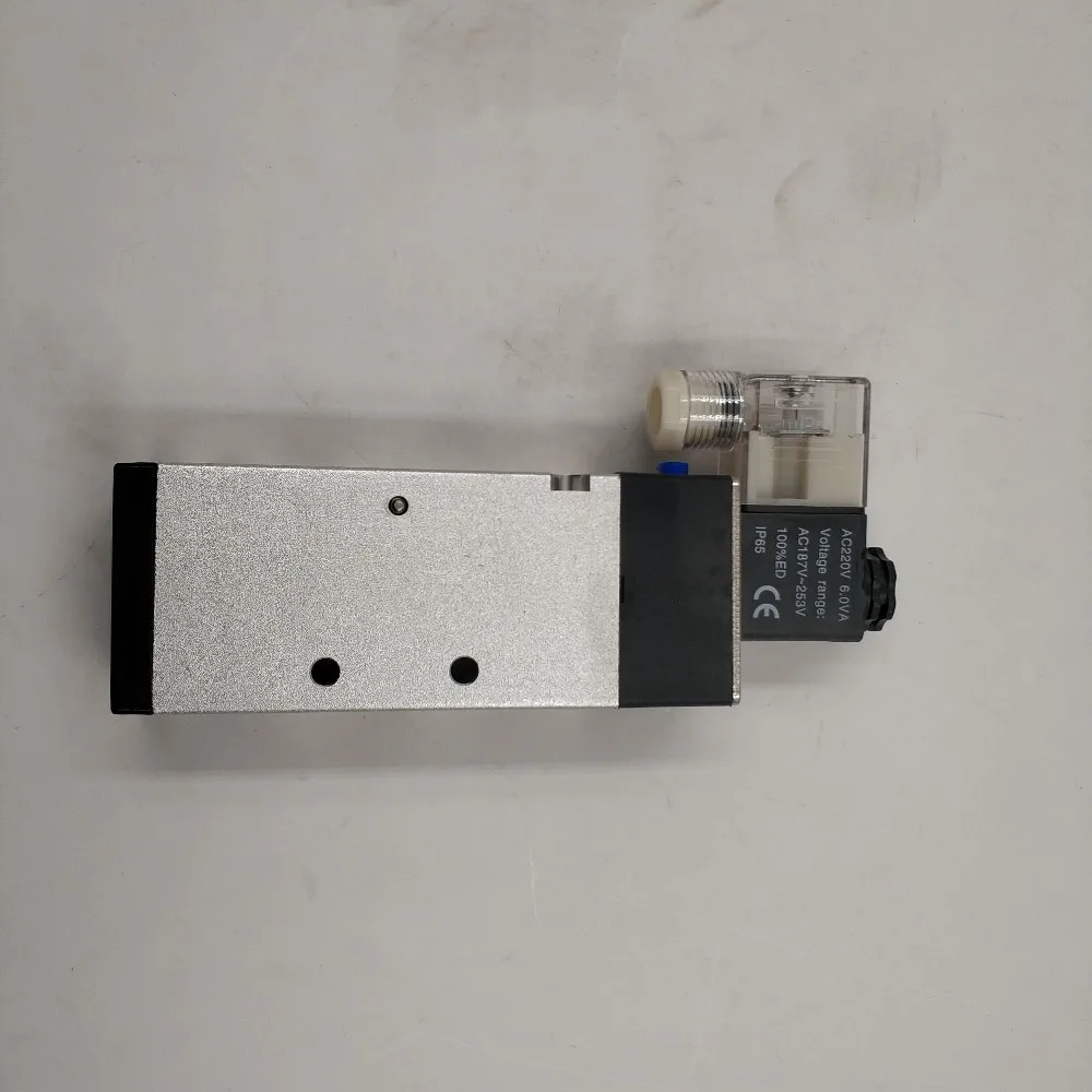 4v410-15 Single Coil 5/2 Way 12vdc 2 Position 5 Way Solenoid Valve ...