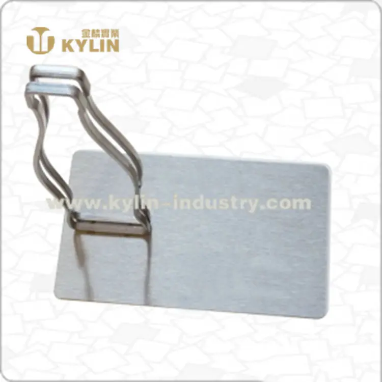 High Quality Stainless Steel Restaurant Table Bottle Shape Wire Menu ...