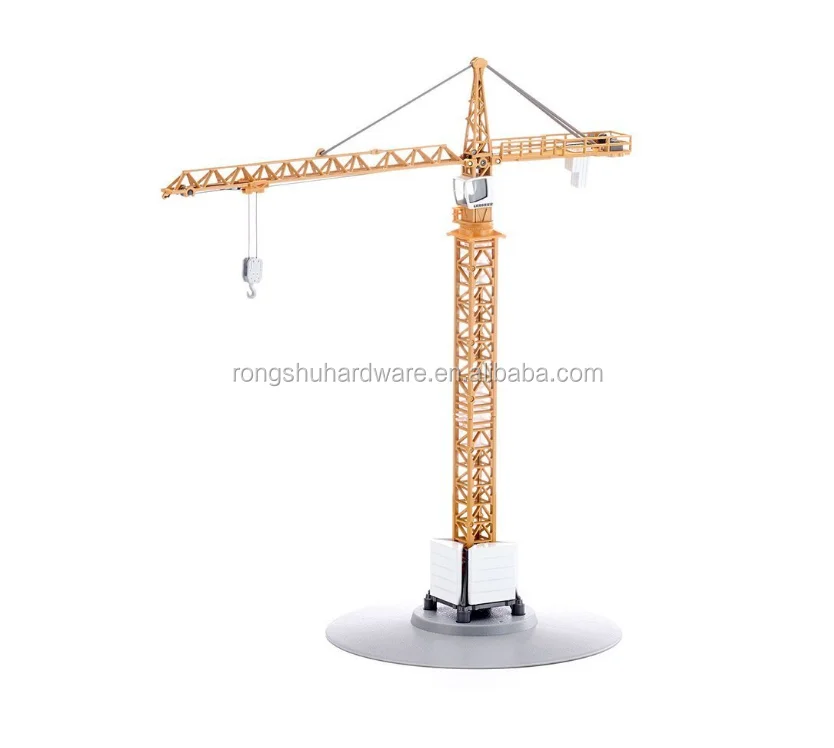 Metal Crafts Mini Model Liebherr Tower Slewing Crane For Souvenir Use ...