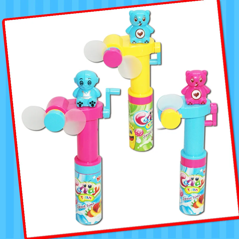 Hot Summer Cute Plastic Mini Fan Toy For Kids With Battery Handle Fan ...