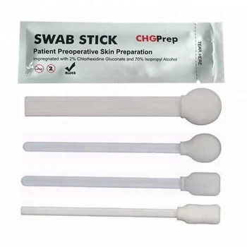 Medical Disposable Swab 2% Chlorhexidine Gluconate And 70% Chg ...