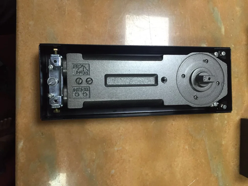 Glass Door Machine Double Cylinder Floor Spring Hinge Iron Casting ...