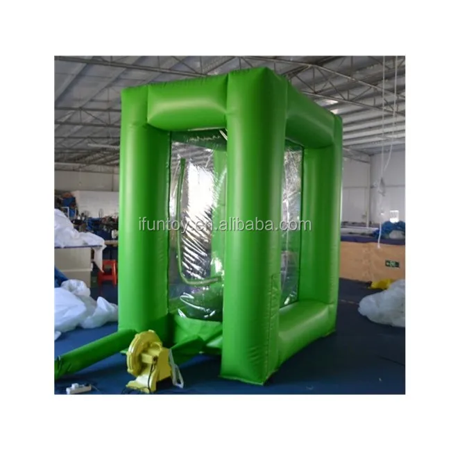 Portable Inflatable Money Box Inflatable Money Machine Cube Cash Grab ...