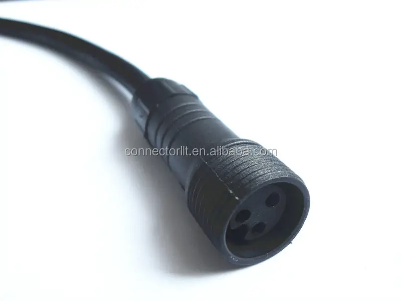 M18 Automotive-conector De Cable Eléctrico Impermeable,Macho Y Hembra,3 ...