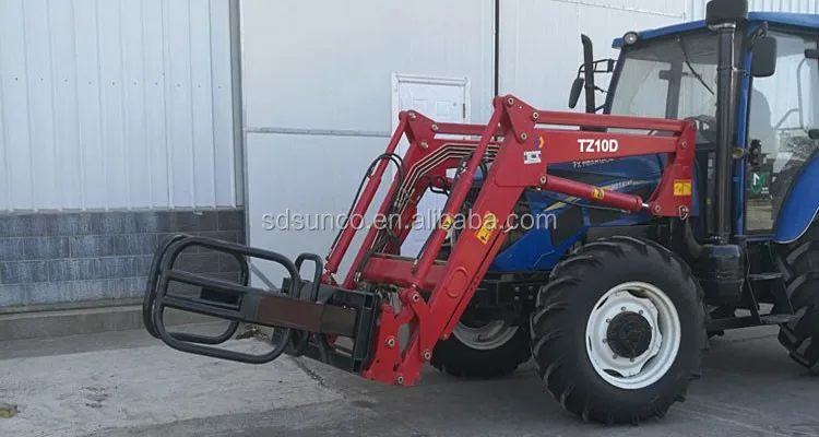 Tractor Implement Mini Front End Loader With Bale Grab - Buy Front End ...