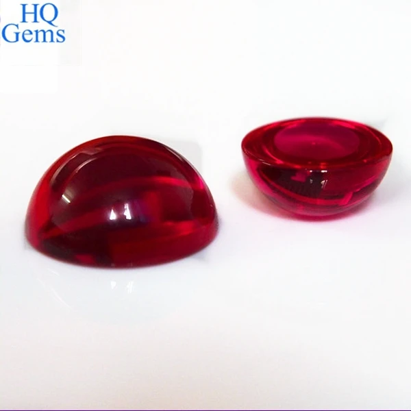Wholesale Synthetic Ruby Gemstone Corundum Gemstone Cabochon - Buy ...