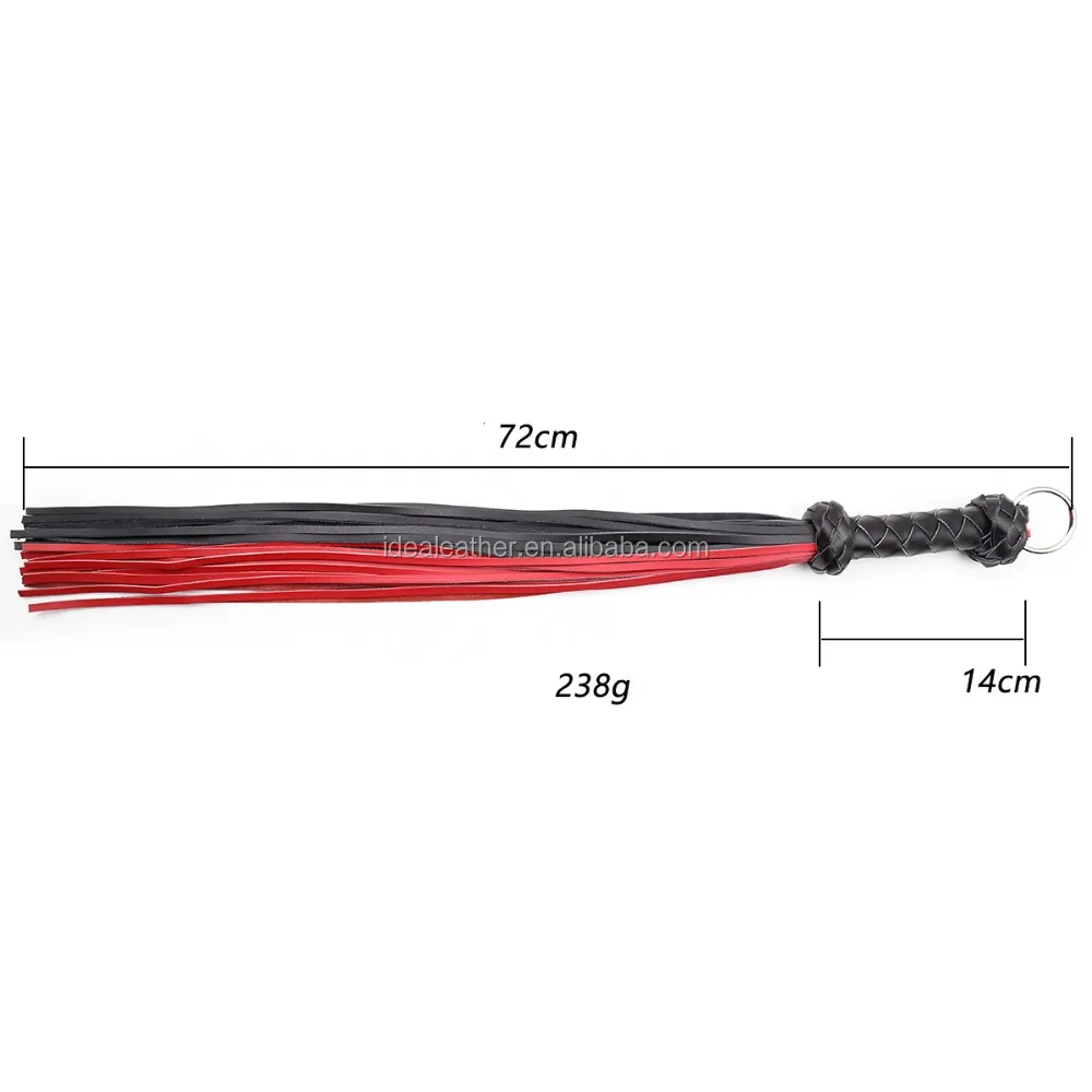 Factory Price Cowhide Floggers Male Sex Bondage Leather Whip Sex Toys ...