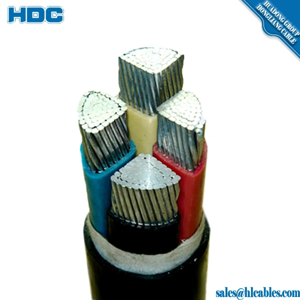Cu/al Conductor Xlpe Pvc Insulated 185mm 4 Core Ecc Cable - Buy Ecc ...