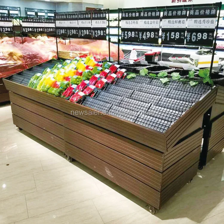 Supermarket Dan Toko Rak Display Untuk Sayur Dan Buah - Buy Sayuran ...