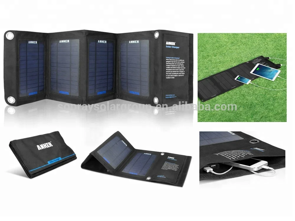 Portable Wallet Solar Charger - Efficient Travel Solution