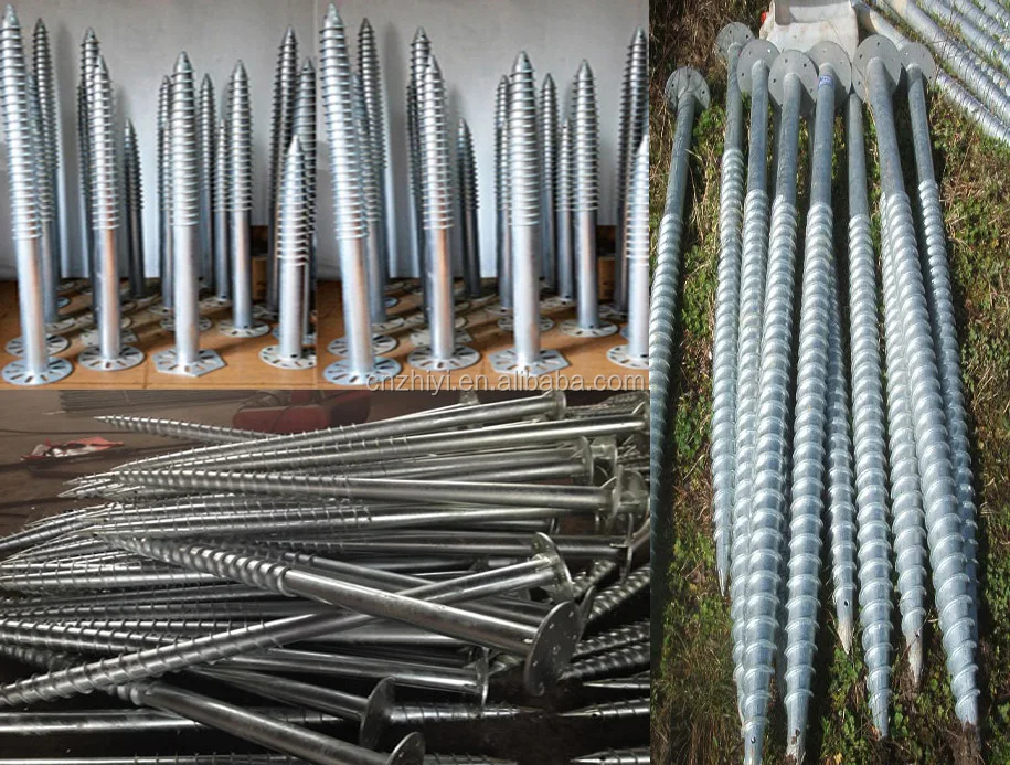 Stainless Steel Ground Anchor / Post Anchor Screw Anchor Fence Spike ...