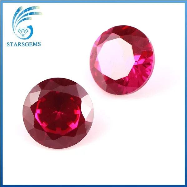 Competitive Gemstone Price Round Shape Ruby Gemstone - Buy Competitive ...