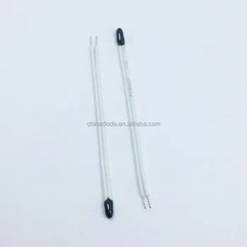 Glass Sealed Radial Ntc 3% Thermistor Long Lead Small Glass Bead - Buy ...
