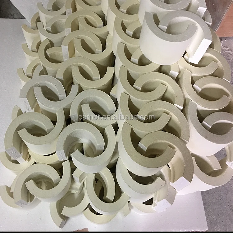 Refractory Vacuum Formed Ceramic Fiber Special Shaped Tube Cutting ...