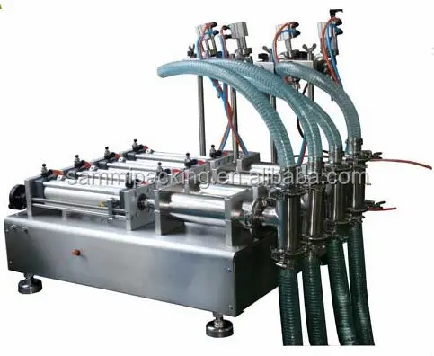 4 Heads Semi-automatic Liquid Filling Machine - Buy Olive Oil Filling ...