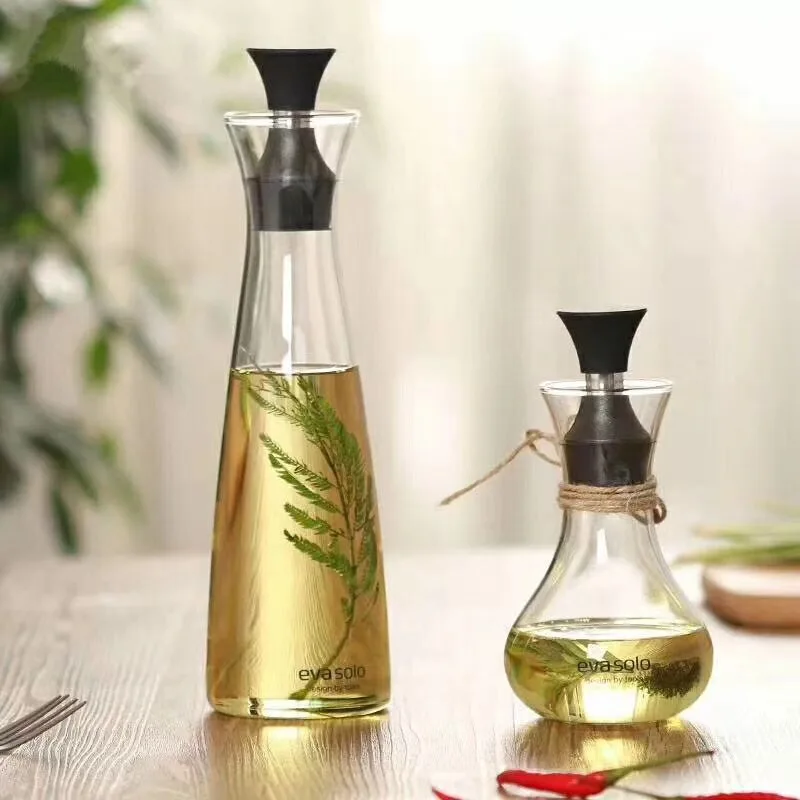 Cooking Oil Glass Bottle Edible Oil Pot Borosilicate Olive Oil ...