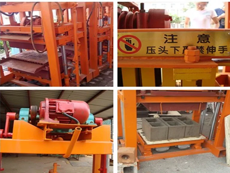 Qtj4-40b Semi-automatic Brick Making Machine/hollow Brick Machine ...