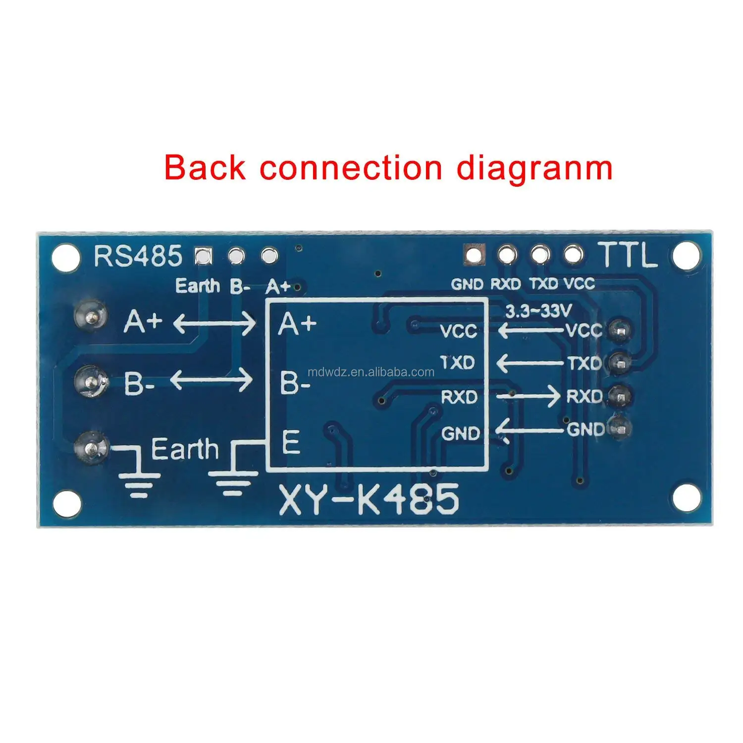 TTL to RS485 Adapter Module - Single Chip Level Converter