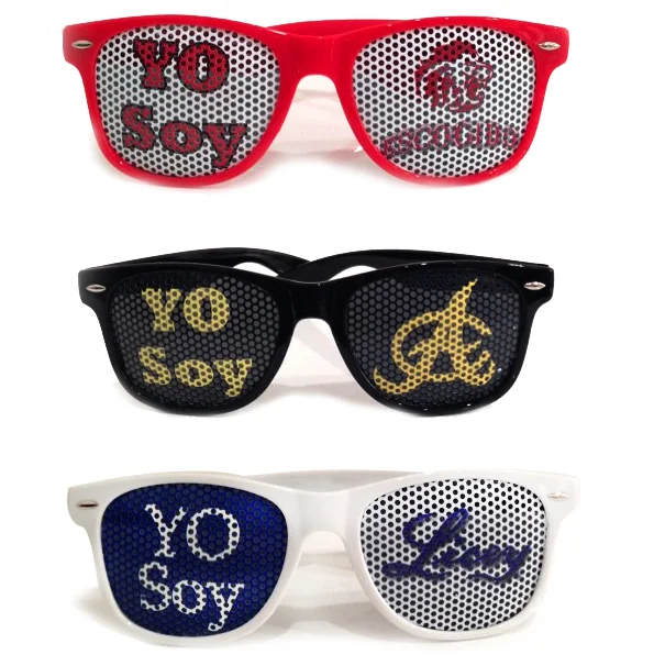 Free Samples Custom Sticker Logocheap Promotional Pinhole Sunglasses ...