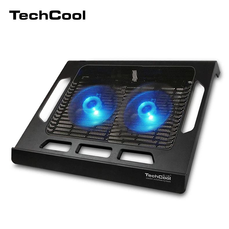 Unique Metal Mesh Tablet Pc Cooling Pad Double Silent Fans Laptop ...