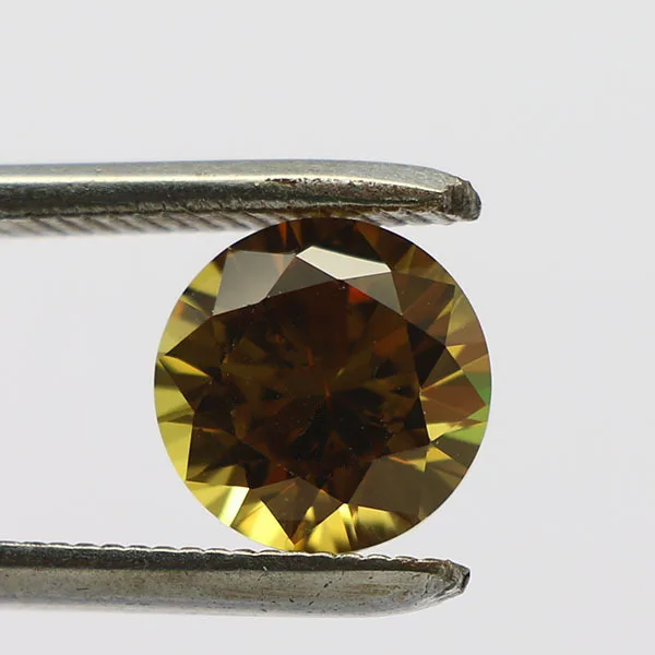 Round Cut Yellow Corundum Bangkok Yellow Sapphire Low Yellow Sapphire ...