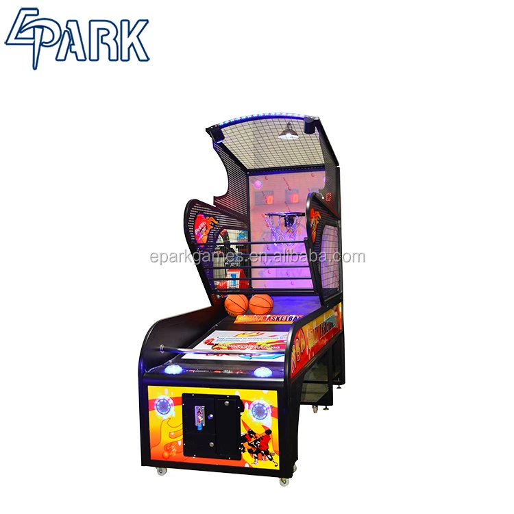 Amusement Park Coin Pusher Basketball Arcade Game Machine - Buy ...
