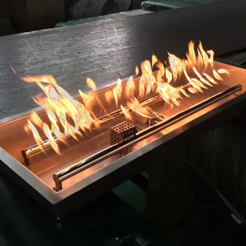 29 Inch Rectangle Outdoor Gas Fire Pit Burners With H Shape Burner ...