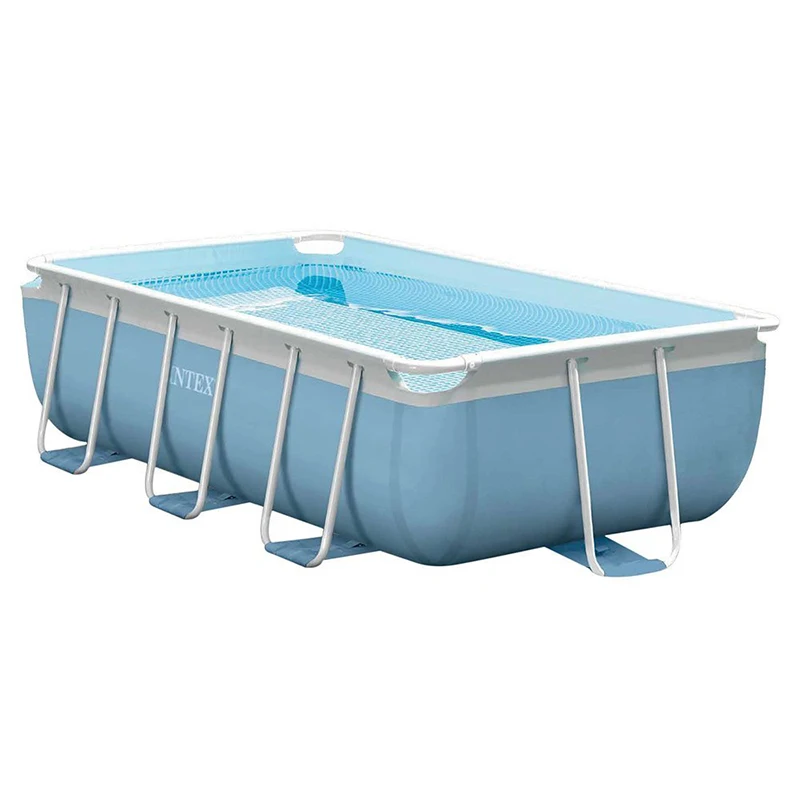 Intex 26776 4m X 2m X 1m Above Ground Pool Prism Steel Frame ...