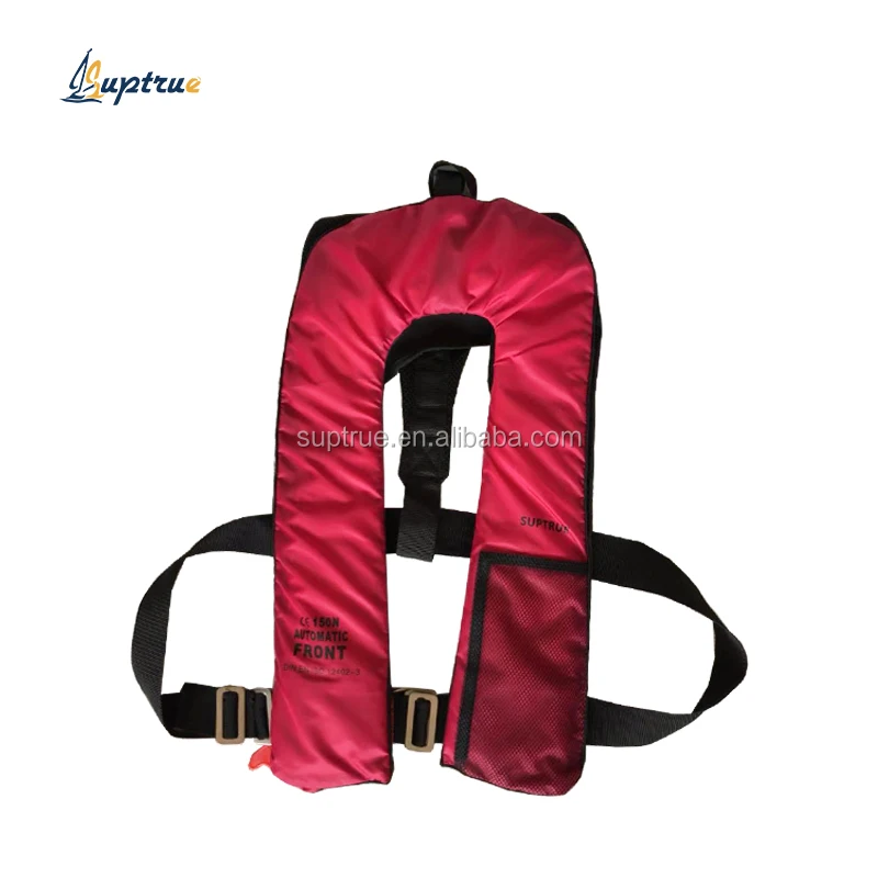 Inflatable 150n Life Jacket With 33g Co2 Cylinder And Life Jacket Light ...