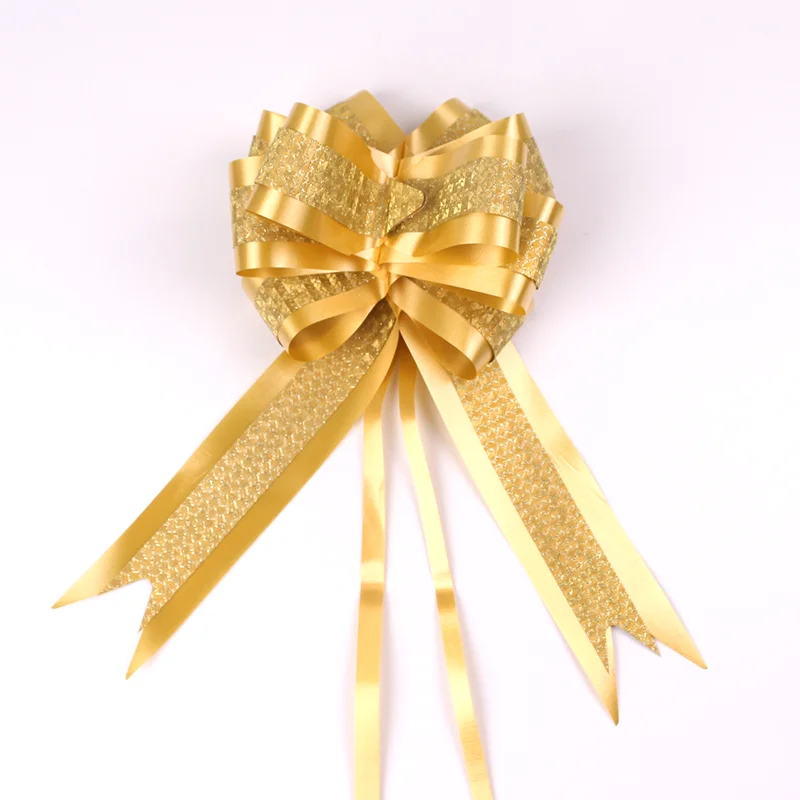 10pcs Organza Pull String Bows Wrap Ribbon For Wedding Party - Buy Pull ...