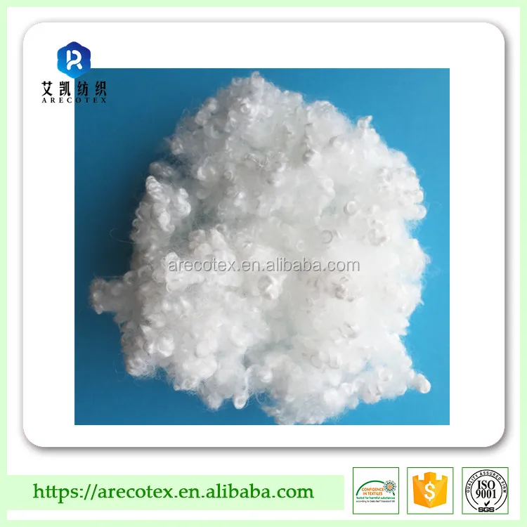 Virgin Grade Hollow Conjugated Siliconized Hcs Polyester Staple Fiber ...