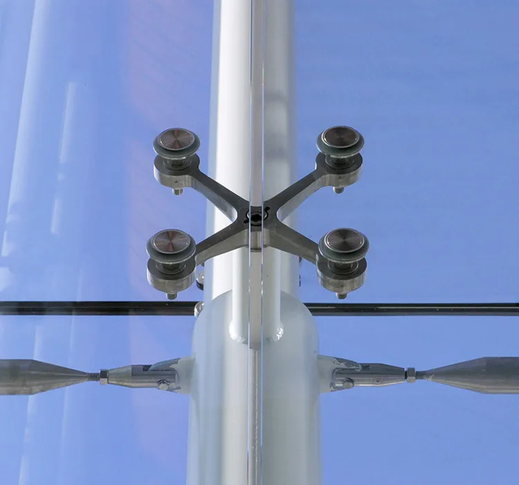 Point De Fixation/point Soutenu Type De Système De Mur Rideau En Verre ...