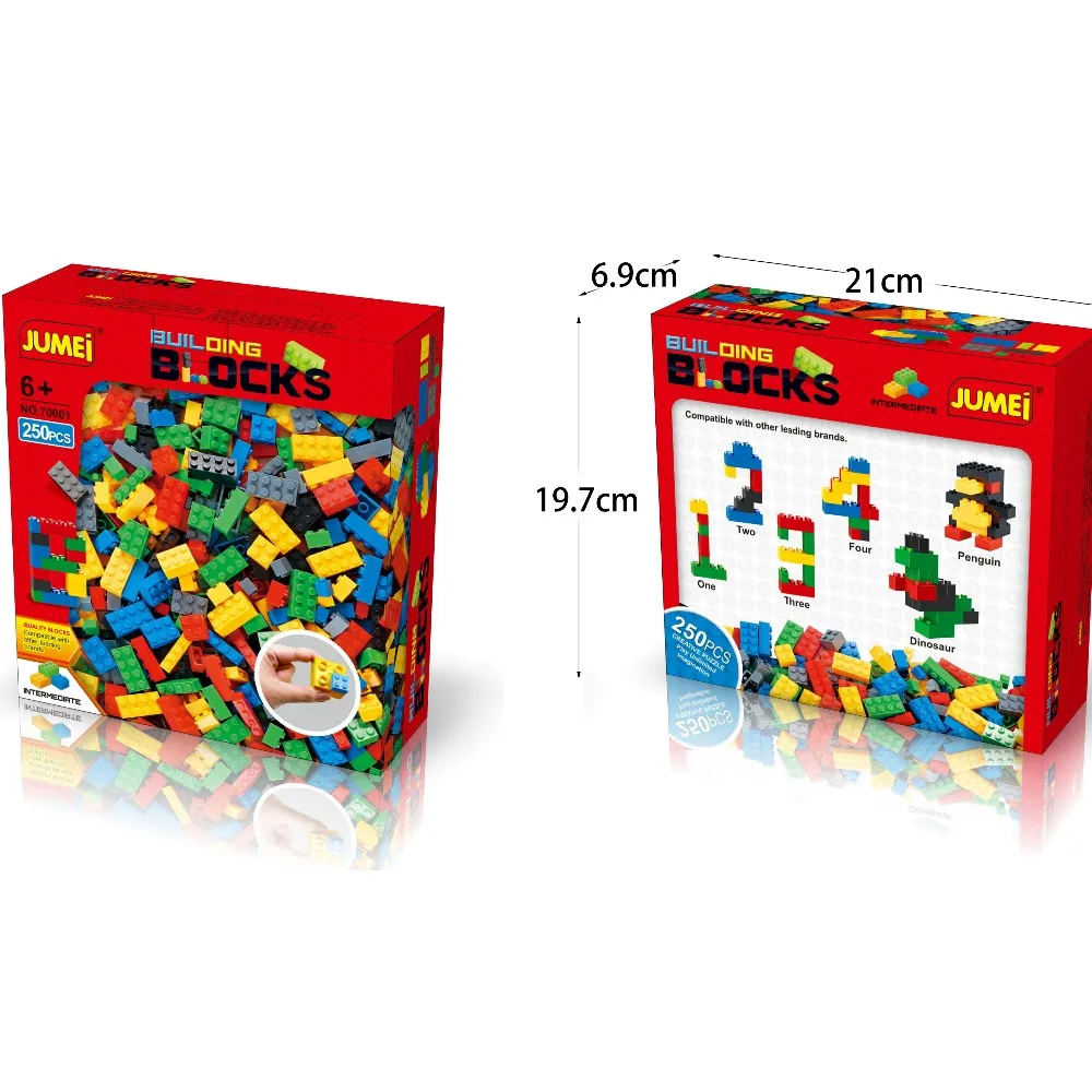 250pcs Diy Customize Building Blocks Toys Oem Toys Blocks And Bricks ...