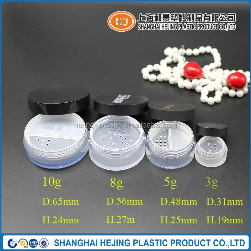 5g Empty Loose Powder Container With Rotating Sifter - Buy Loose Powder ...