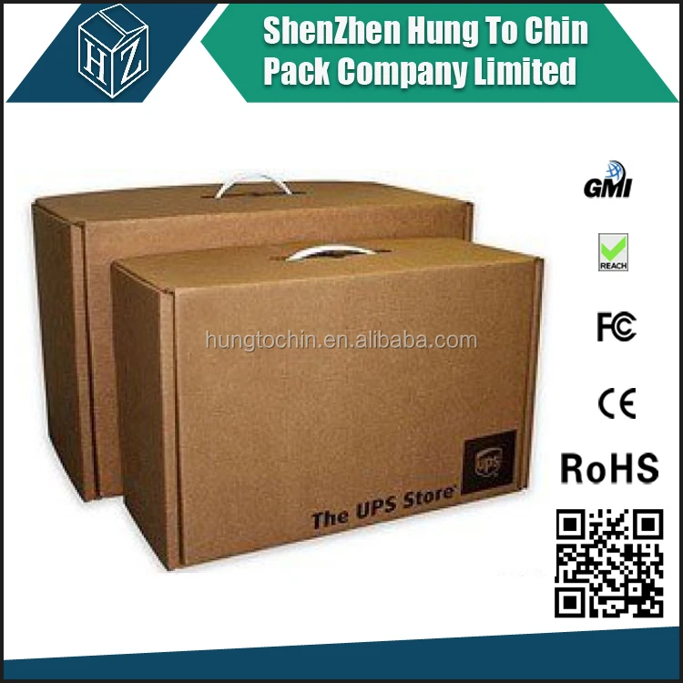 Brown Paper Box With Handle Cardboard Box Suitcase - Buy Cardboard Box ...