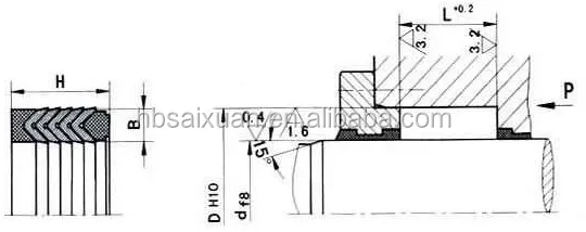 Hydraulic Packings And Seals,V-packing,Vee-packings - Buy Hydraulic ...