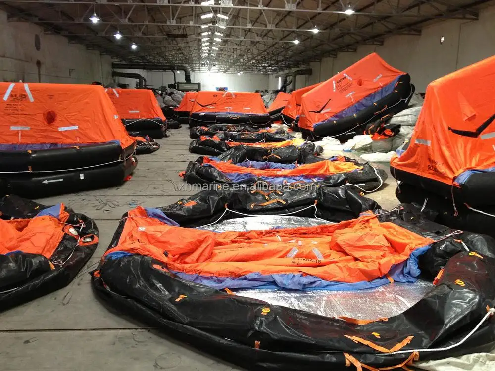 Solas Standard Wheelmark 10 Men Self Righting Inflatable Life Raft ...