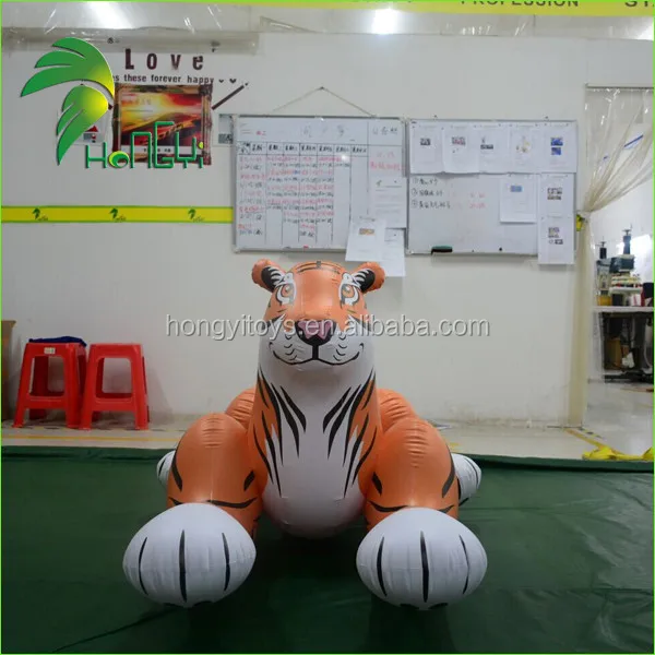 Hongyi Customized PVC Inflatable Tiger - Perfect for Parties