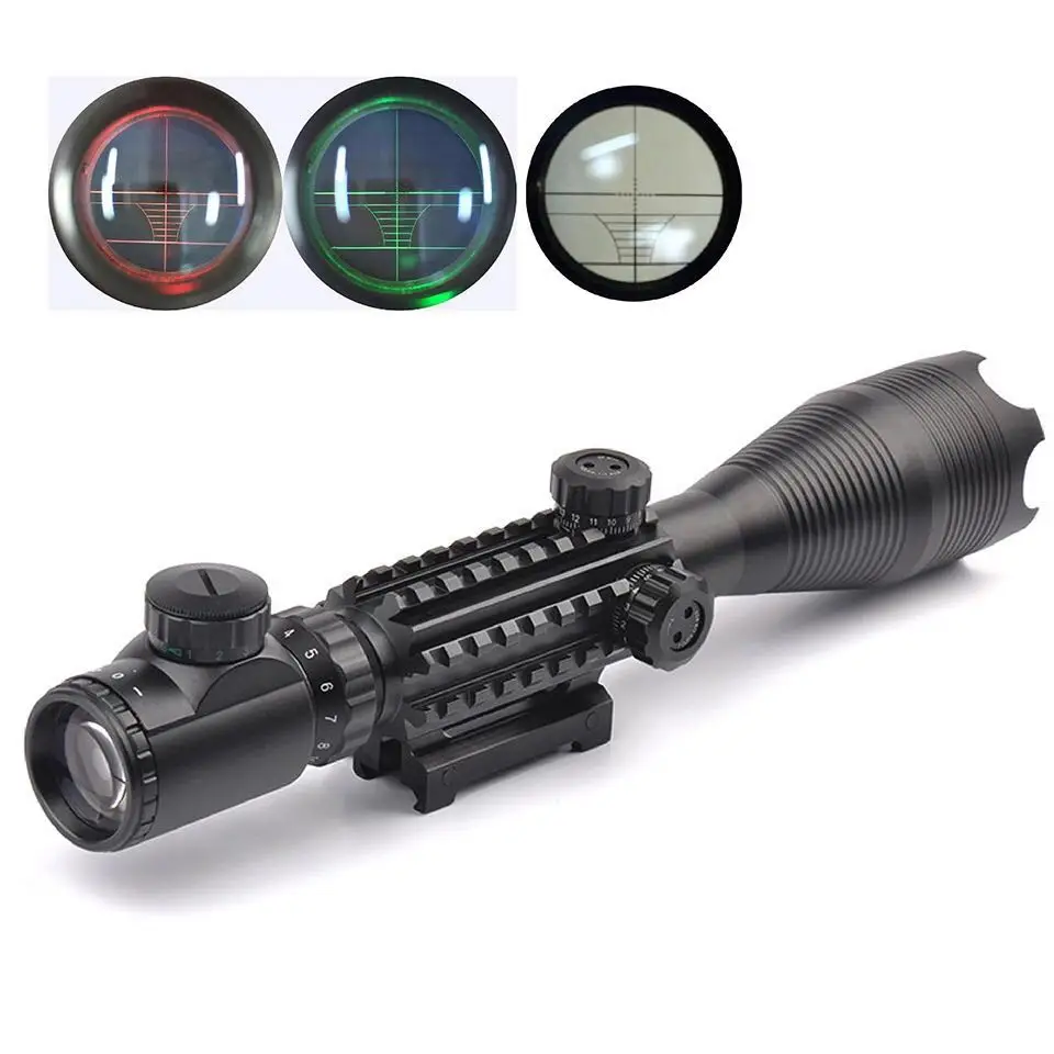 Luger Hunting Scope 4-16x50eg Red Green Illuminated Riflescopes Hunting ...