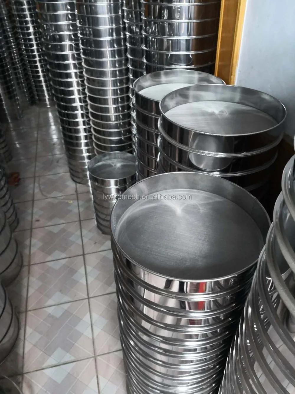 10" Diameter 304 Stainless Steel Mesh Screen 75um 150 300 250 425 600 ...