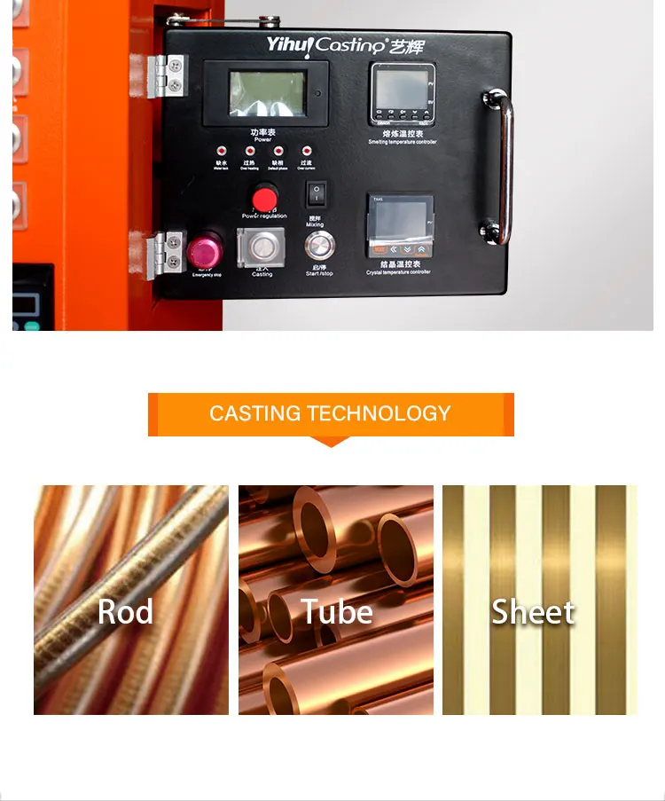 Hot Selling 5kg Gold Bar Continuous Casting Machine For Gold Silver And ...