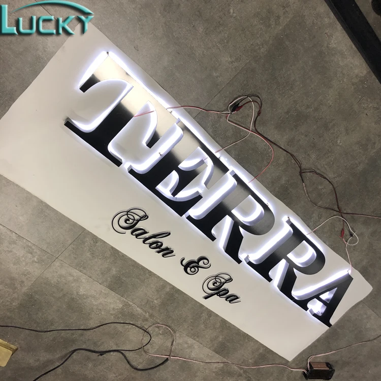 Custom Backlit Sign Letter 3d Led Sign Letters Signboard Design ...